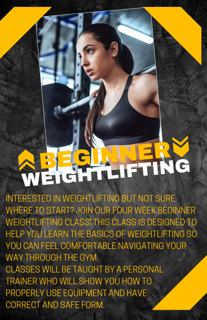 Beginner Weightlifting – Orem Recreation